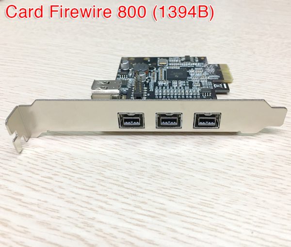 Card PCI-E 1X to Firewire 800 (1394B) chip Ti XIO2213b chính hãng