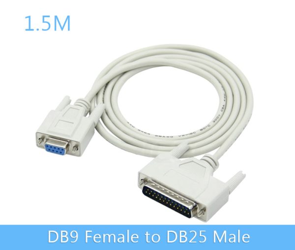 Dây cáp DB9 Female to DB25 Male 1.5M cho máy in, máy photo