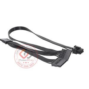 Dây nguồn Modular 6Pin sang 3 SATA cấp nguồn HDD, SSD