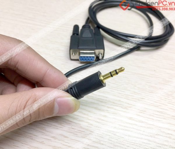 Cáp RS232 Female to 3.5mm serial Ver A dài 2M