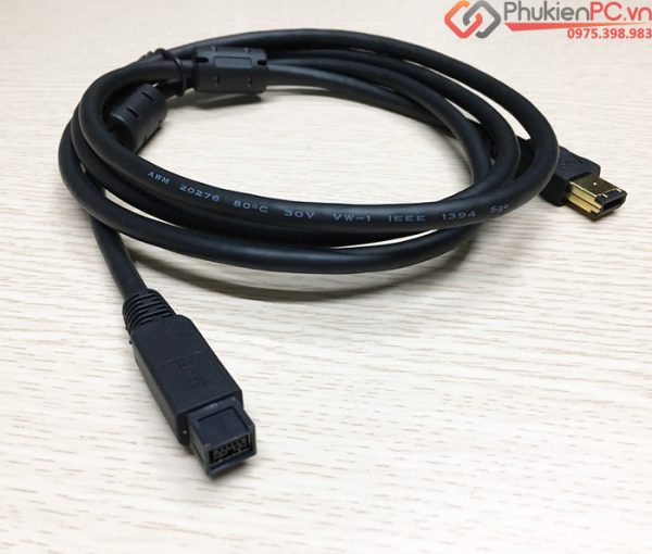 Dây cáp 1394B Firewire 800-600 dài 1.5M chống nhiễu