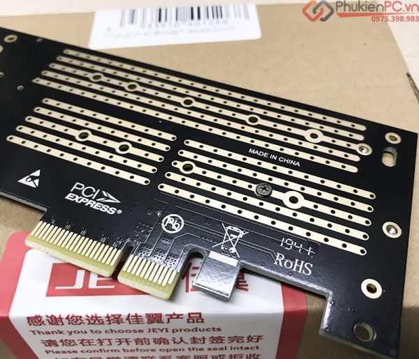 Card SSD M2 NVMe PCIe, M2 SATA 22110 2280 to PCI-E 4X