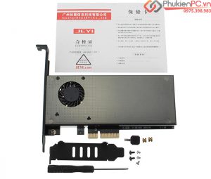 Card SSD M2 NVMe PCIe, M2 SATA 22110 2280 to PCI-E 4X có quạt tản nhiệt