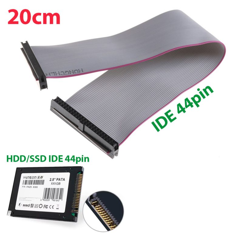Nơi bán cáp IDE ATA 44Pin dài 20cm 30cm cho ổ cứng HDD ATA 44pin 2.5 ...