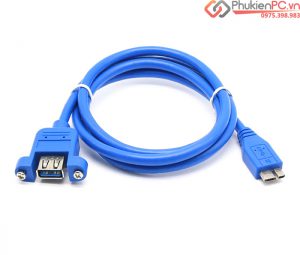 Cáp USB 3.0 Female to Micro B Male bắt vít 1M