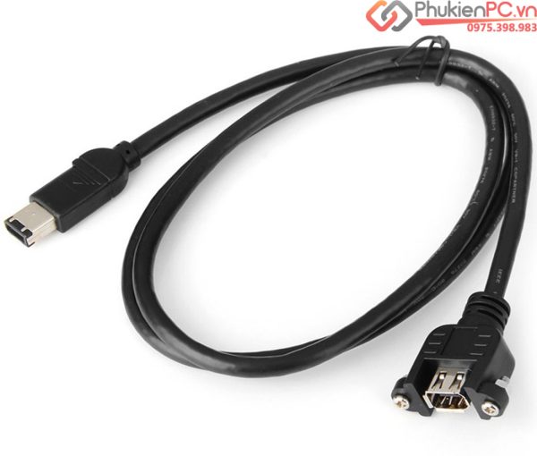 Cáp nối dài 1394A Firewire 600 đực cái bắt vít 1M