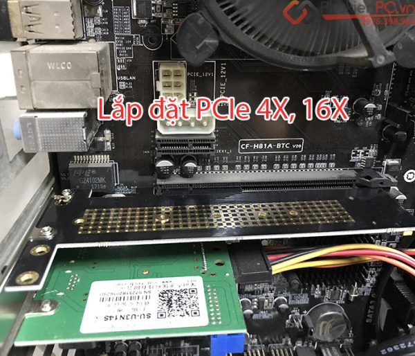 Card SSD M2 NVMe PCIe 22110 2280 to PCI-E 4X