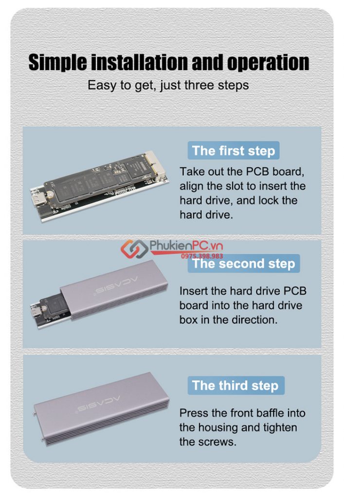 Box chuyển đổi SSD MacBook 2013 – 2015 sang USB 3.0