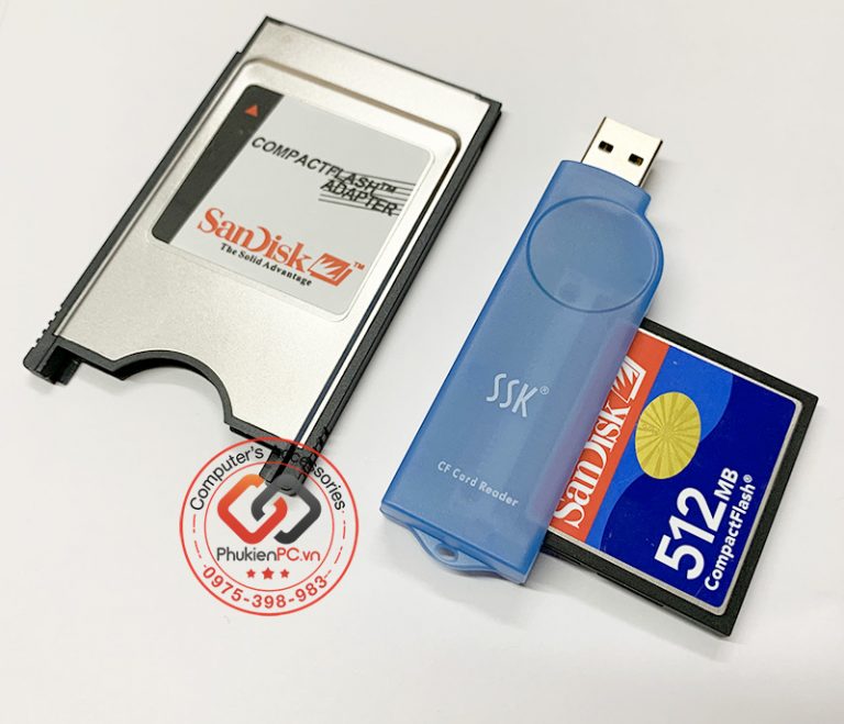 Thẻ nhớ CF Sandisk chính hãng 512MB CompactFlash Memory card cho máy CNC