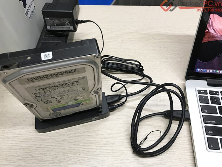 Cáp chuyển đổi USB 3.0 sang SATA HDD, SSD kèm nguồn 12V