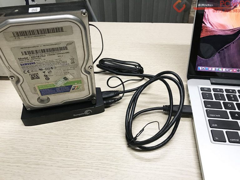 Cáp chuyển đổi USB 3.0 sang SATA HDD, SSD kèm nguồn 12V