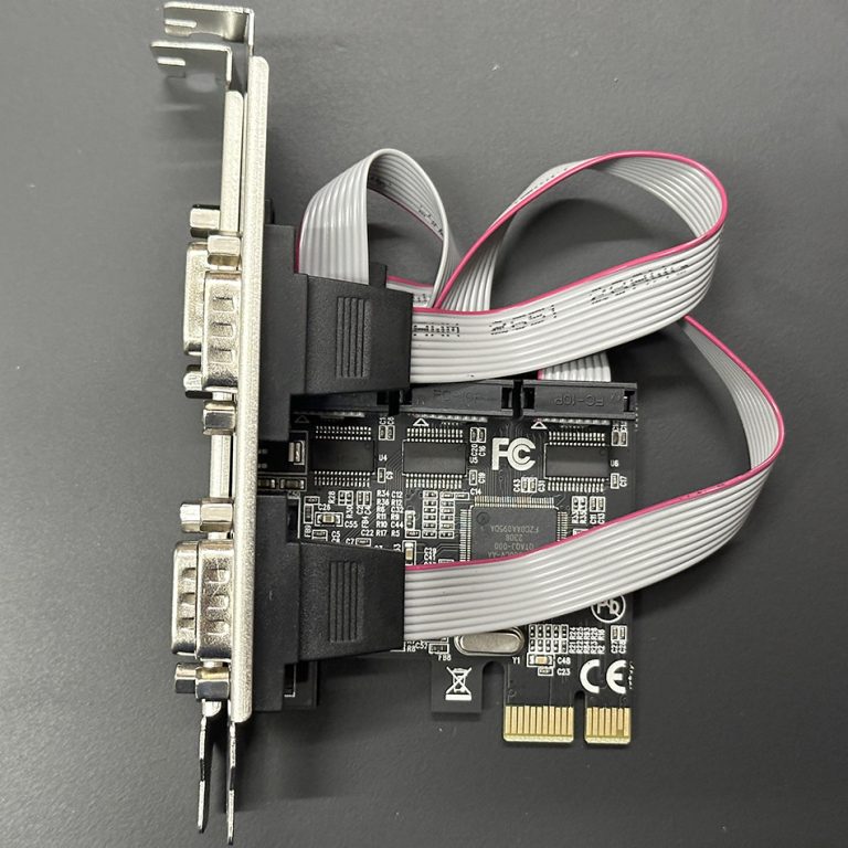 Card mở rộng PCI-E to 4 RS232 Chipset MCS9900 hỗ trợ Win XP 7 10 11