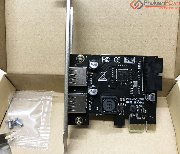 Card PCI-E to 2 USB 3.0, 20Pin Nec Renesas 720201