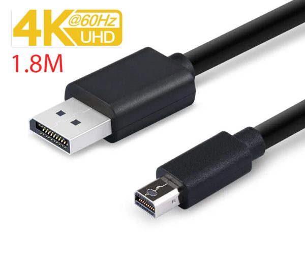 Cáp Mini Displayport sang Displayport 4K60hz 1.8M