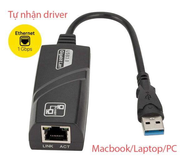 Thiết bị chuyển đổi Macbook Air, Macbook Pro ra mạng LAN ethernet