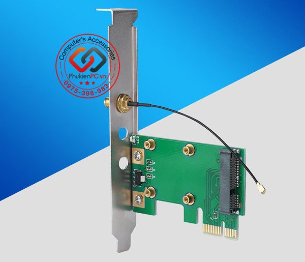 Card chuyển đổi Mini PCIe to PCIe 1X