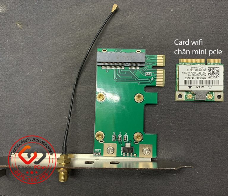 Card chuyển đổi Mini PCIe to PCIe 1X