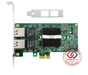 Card mạng PCI-e Gigabit Dual 2 RJ45 Port NIC 10/100/1000Mbps Server ...