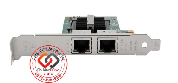 Card mạng PCI-e Gigabit Dual 2 RJ45 Port NIC 10/100/1000Mbps Server ...