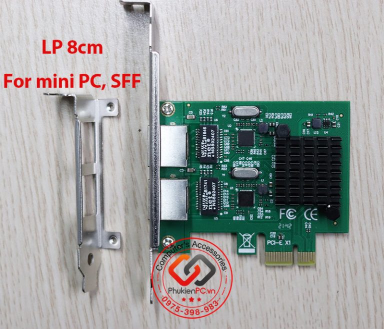 Card Lan 2 Port|Card mạng 2 cổng, 4 cổng cho PC, máy tính công nghiệp