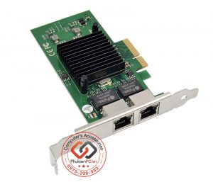 Card mạng PCI-e 4x Gigabit Dual 2 RJ45 Port NIC 10/100/1000Mbps Server ...