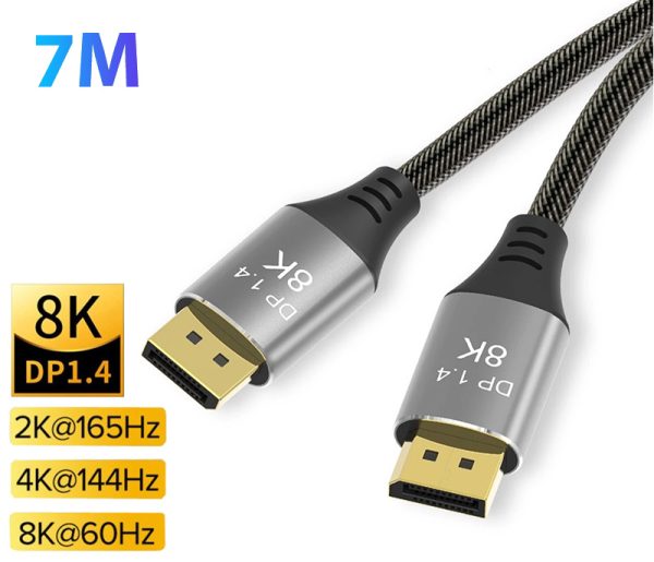 Dây cáp Displayport 1.4 loại dài 5M 7M 10M