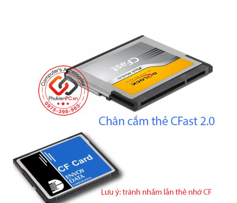 Đầu đọc đọc thẻ CFast 2.0 chuẩn USB 3.0