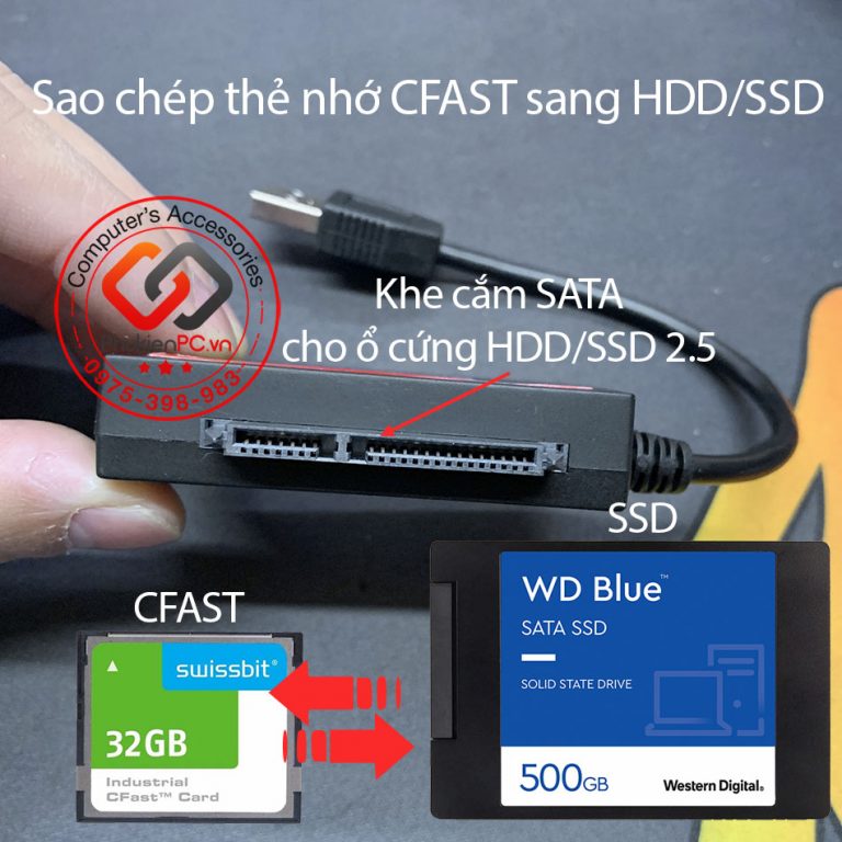 Nơi bán Đầu đọc đọc thẻ CFast 2.0 chuẩn USB 3.0 giá rẻ, uy tín chất ...
