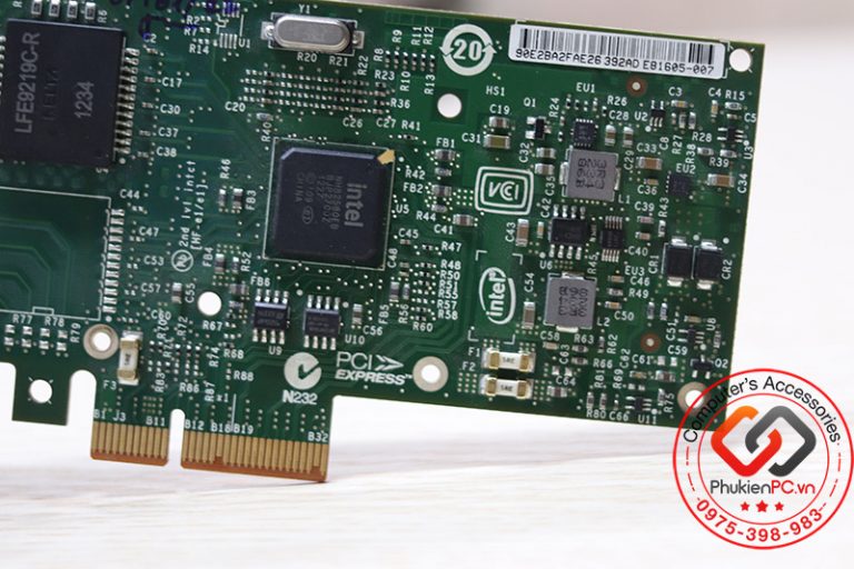 Card mạng PCI-e 4x to 2 Ethernet Gigabit HP 361T