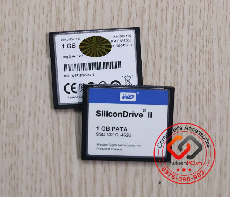 Thẻ nhớ CF Card WD SiliconDrive 1GB PATA cho máy CNC