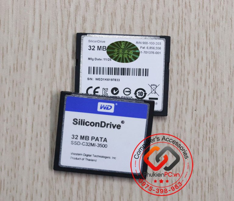 Thẻ nhớ CF Card WD SiliconDrive 32MB PATA