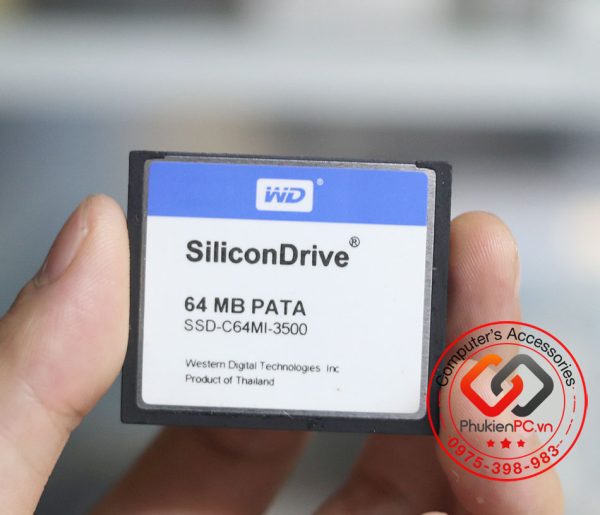 Thẻ nhớ CF Card WD SiliconDrive 64MB PATA