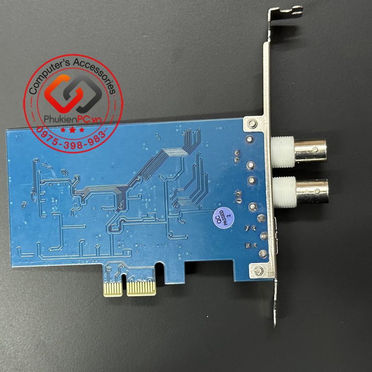 Card PCIe ghi hình 2 cổng BNC AV, S-video cho máy siêu âm, nội soi, camera