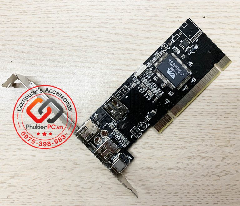 Card PCI Firewire 3 Port 1394A 6Pin, 1 Port 1394 4pin