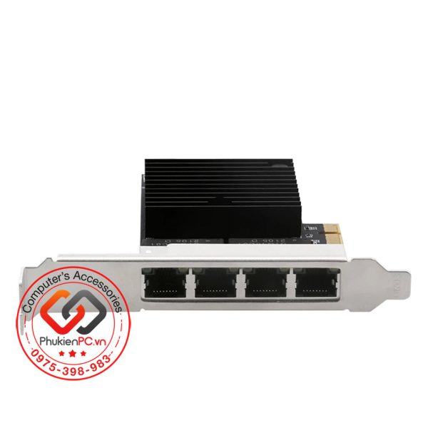 Card mạng PCIe to Quad 4 LAN Gigabits Ethernet intel 82571 cho PC, Server
