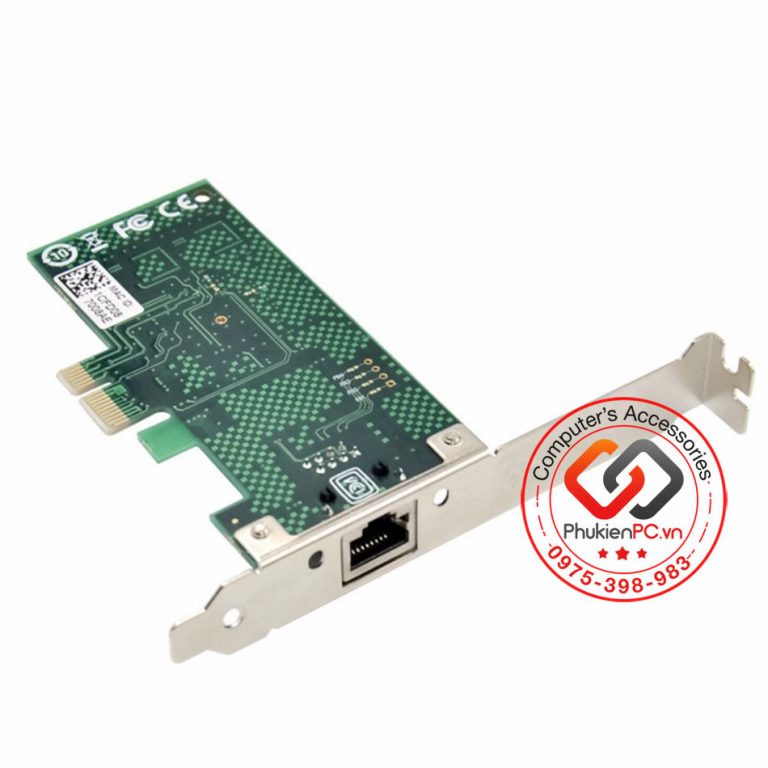 Card mạng PCI-e to 1 Port LAN Gigabit Ethernet chip Intel 9301CT cho ...