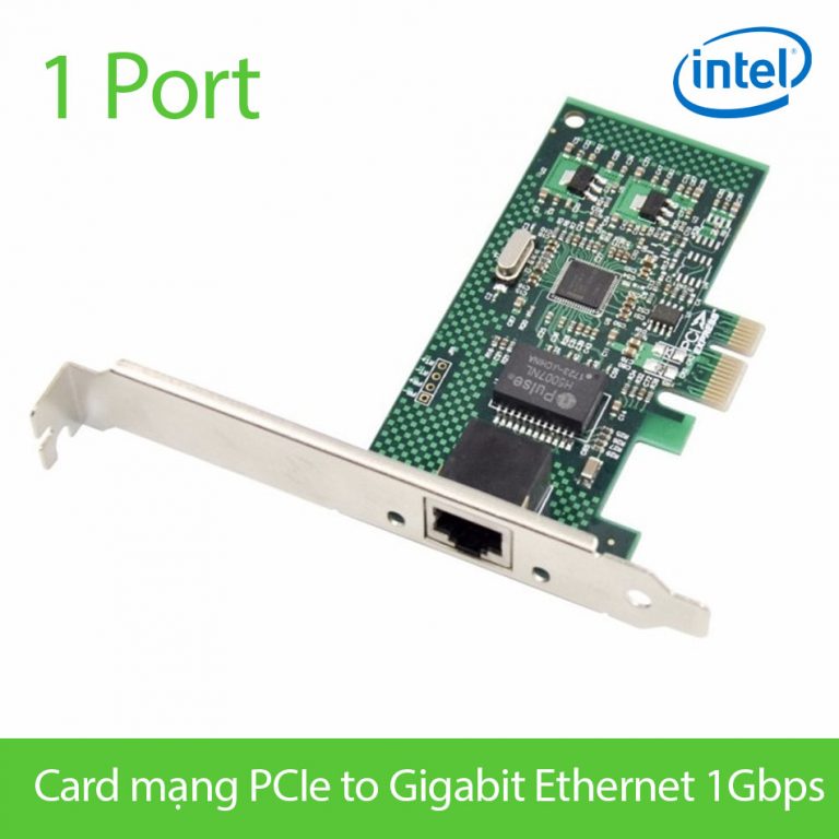 Card mạng PCI-e to 1 Port LAN Gigabit Ethernet chip Intel 9301CT cho ...