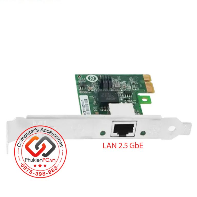 Card mạng PCIe 1x to LAN Ethernet 2.5G intel i225