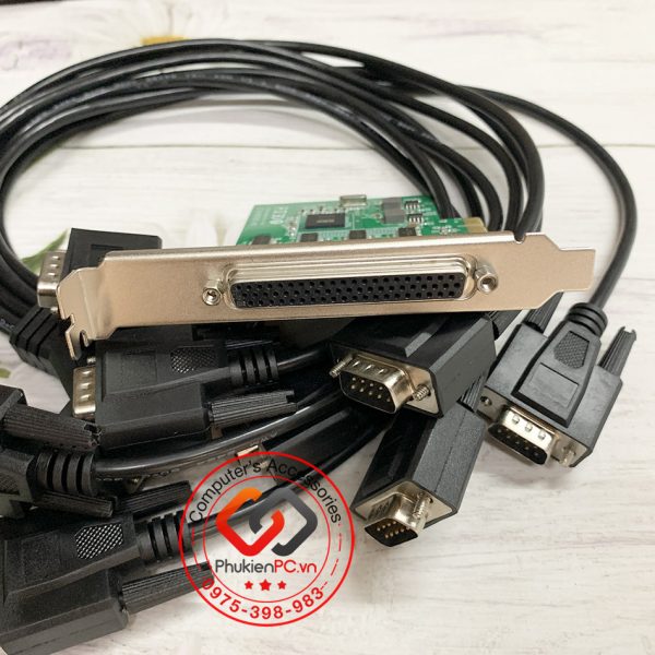 Card chuyển đổi PCI-E to 8 RS232 dùng cho công nghiệp thương hiệu SYBA ...
