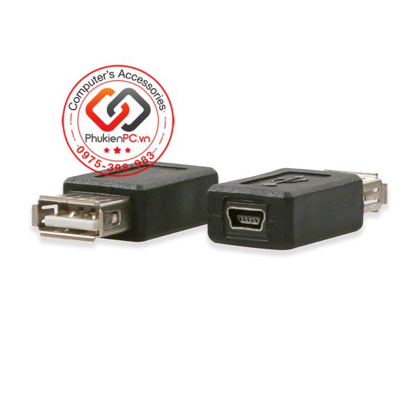 Đầu chuyển đổi USB Female to Mini USB female