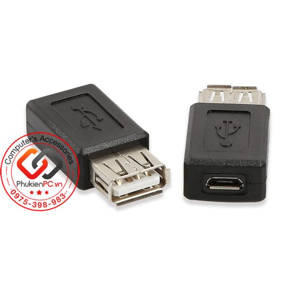 Đầu chuyển đổi USB Female to Micro USB female