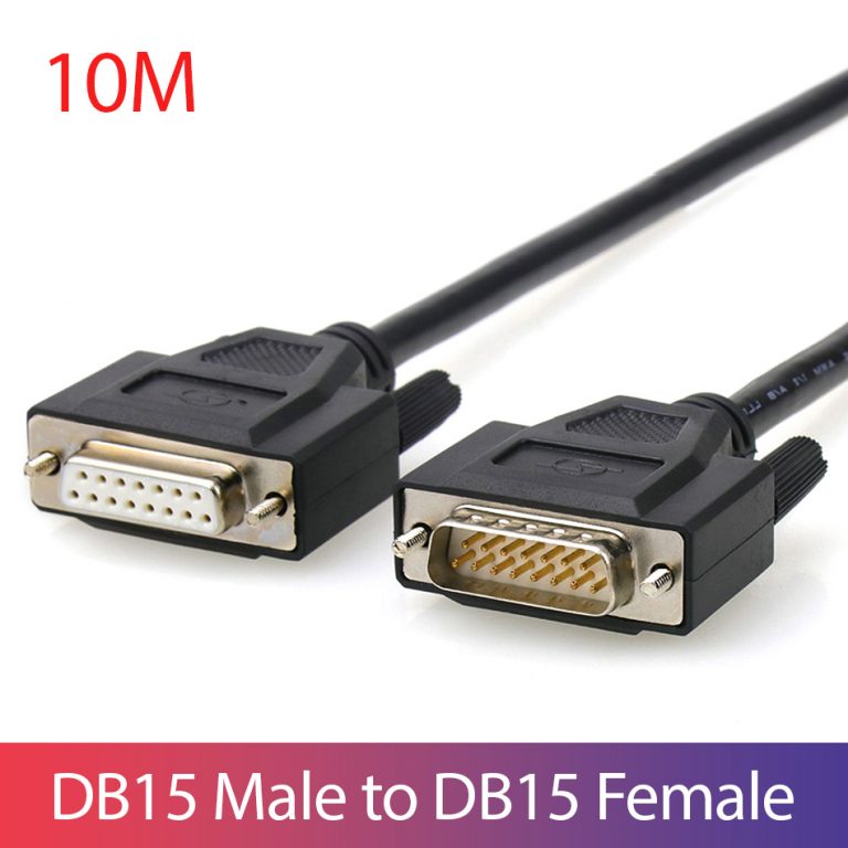 Cáp COM DSUB DB15 Male to Female dài 10M (loại 2 hàng)