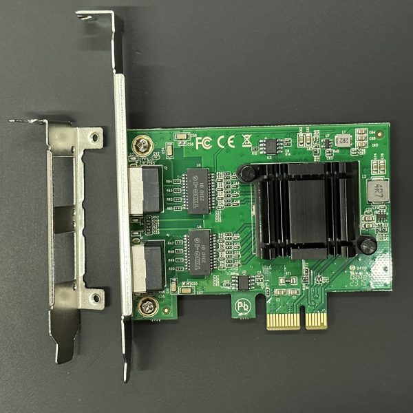 Card mạng PCIe to Dual 2 Port LAN Gigabits Ethernet intel 82571