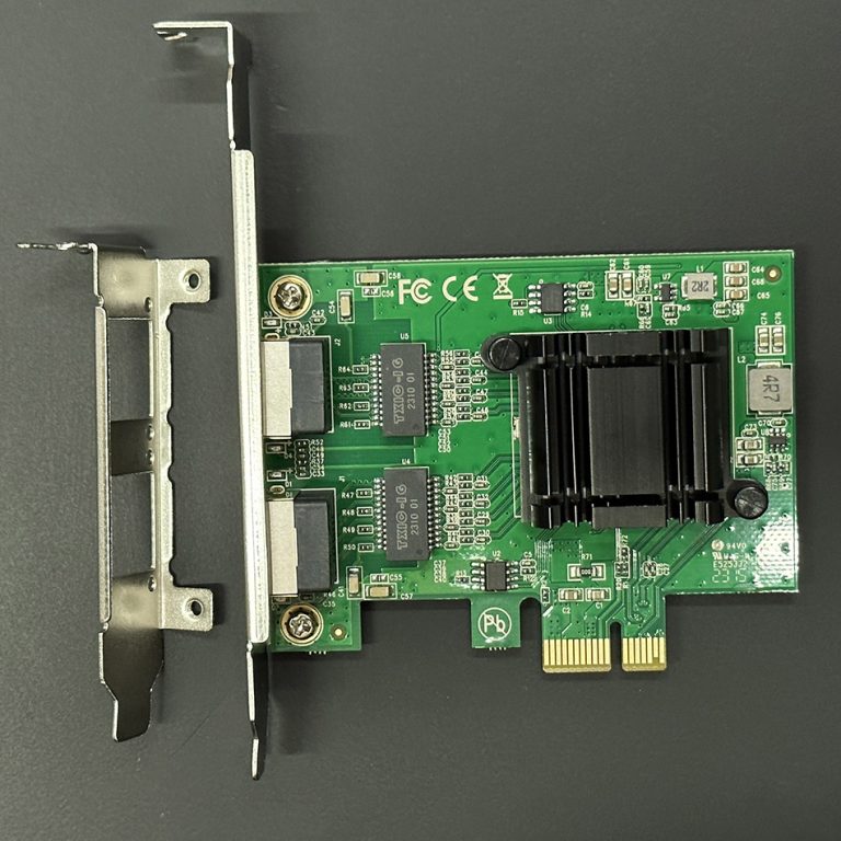 Card mạng PCIe to Dual 2 Port LAN Gigabits Ethernet intel 82571