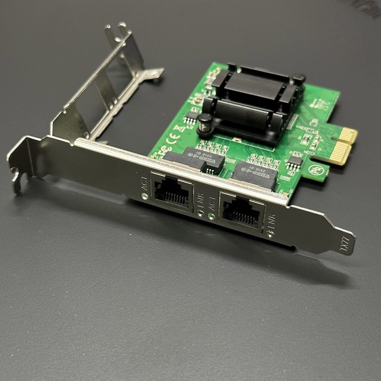 Card mạng PCIe to Dual 2 Port LAN Gigabits Ethernet intel 82571