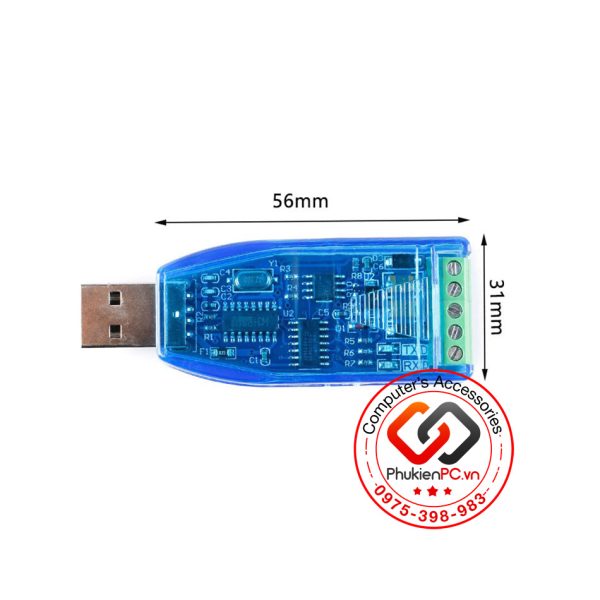 Đầu chuyển đổi USB to RS232 RS485 nhỏ gọn