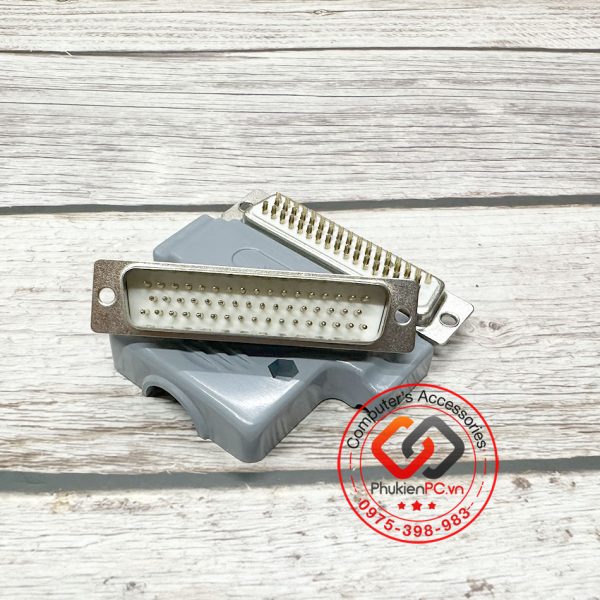 Đầu hàn DB50 Male (chân đực) mạ vàng kèm vỏ ốp vặn ốc