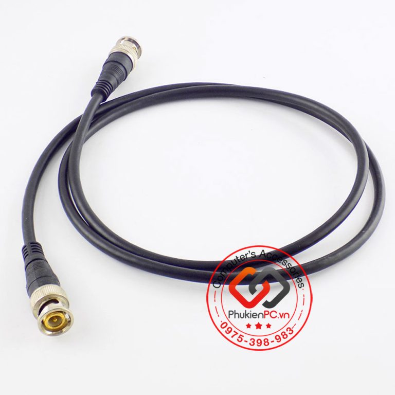 Dây BNC SDI hai đầu đực đúc sẵn 2M