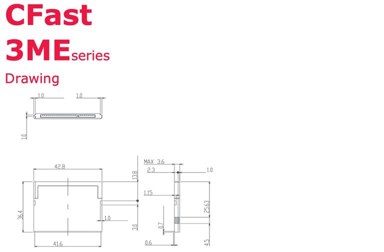 Thẻ nhớ CFAST INNODISK 3ME4 8GB cho máy công nghiệp
