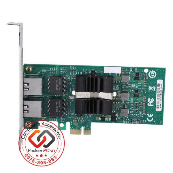 Card mạng PCI-e Gigabit Dual 2 RJ45 Port NIC 1Gbps cho PC, Server chip ...